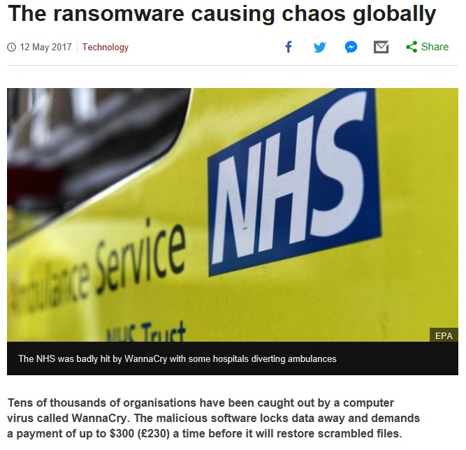 Dentistry Show and...NHS Ransomware Attack...